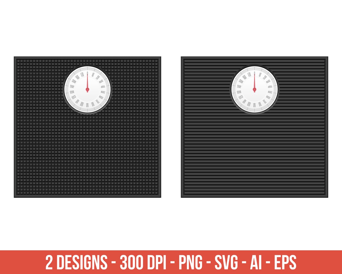 Bathroom Weighing Scale Clipart Scale Instrument Clip Art - Etsy