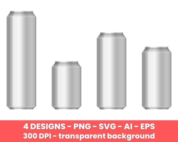 Clipart Aus Aluminiumdosen Realistisches Aluminium Dosen Clipart Set.