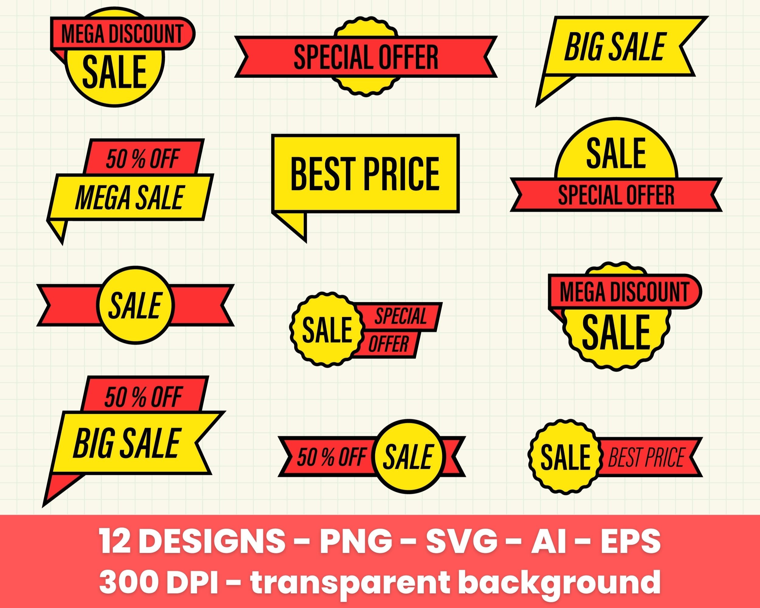 Sale Tag Vector Clip Art