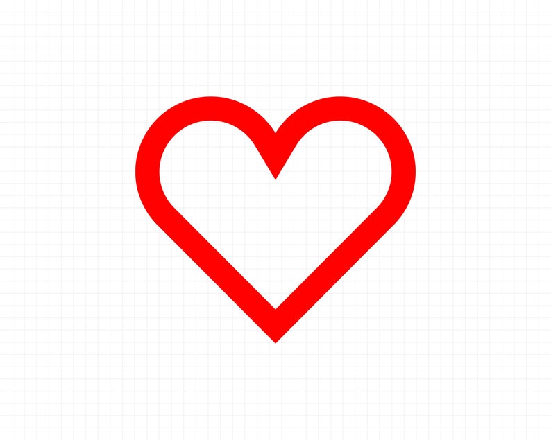 Beautiful Red Hearts Clipart Set, Heart Vector Graphics, Commercial Use ...