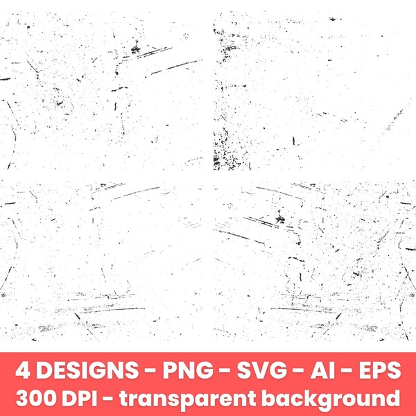 Distressed Svg Overlay - Etsy