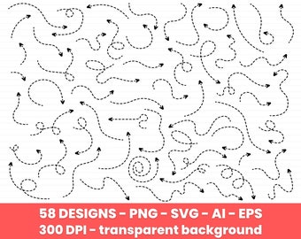 Arrows Clipart Commercial Use Vector Graphics Digital Clip - Etsy