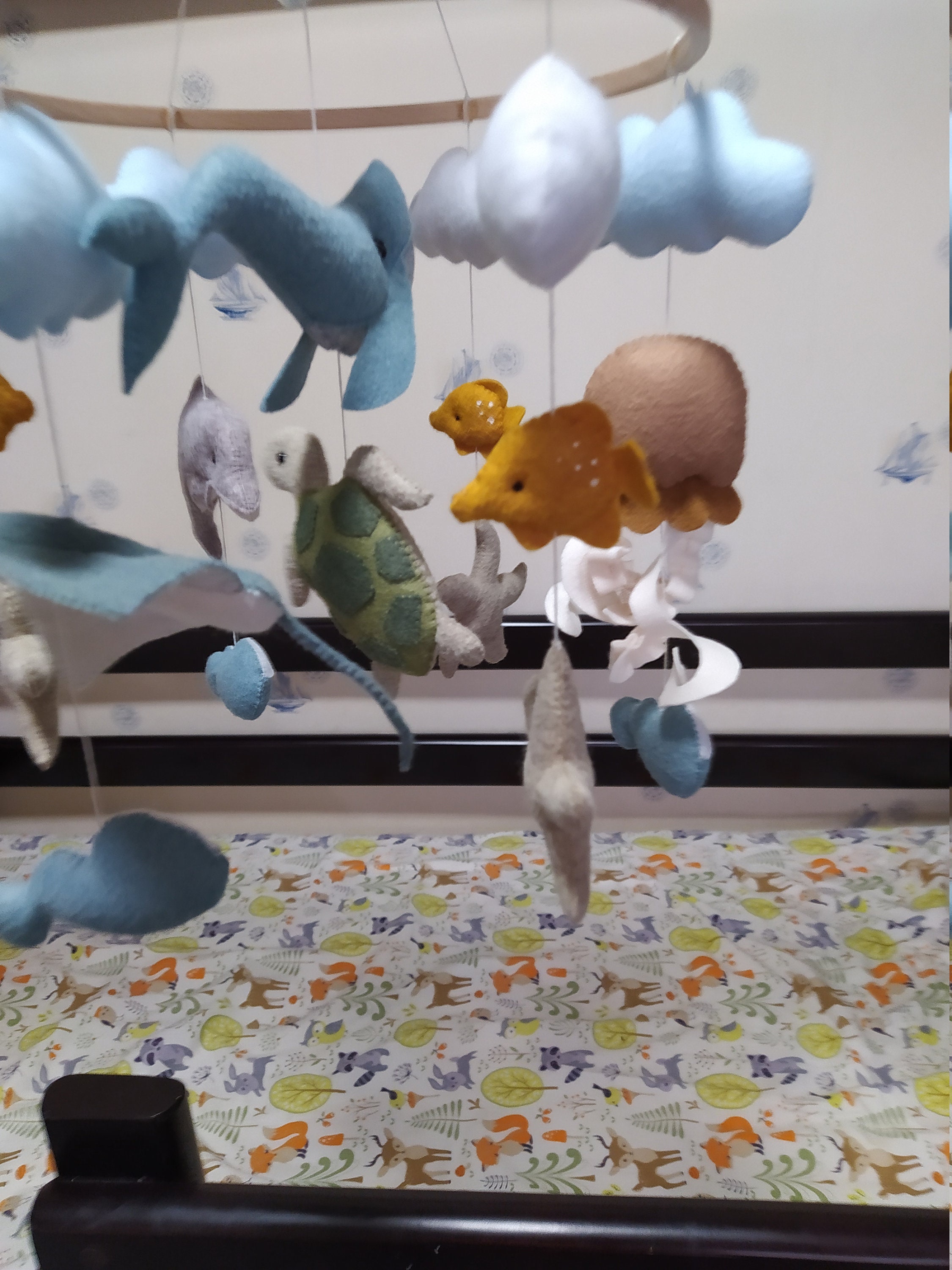 Wal Baby mobile Kinderzimmer Baby Krippe mobile hängen mobile | Etsy
