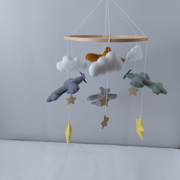 Airplane Mobile - Etsy