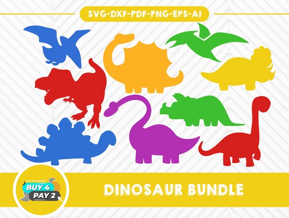 Dinosaur SVG Dinosaur SVG File Dinosaur SVG Bundle Dinosaur | Etsy