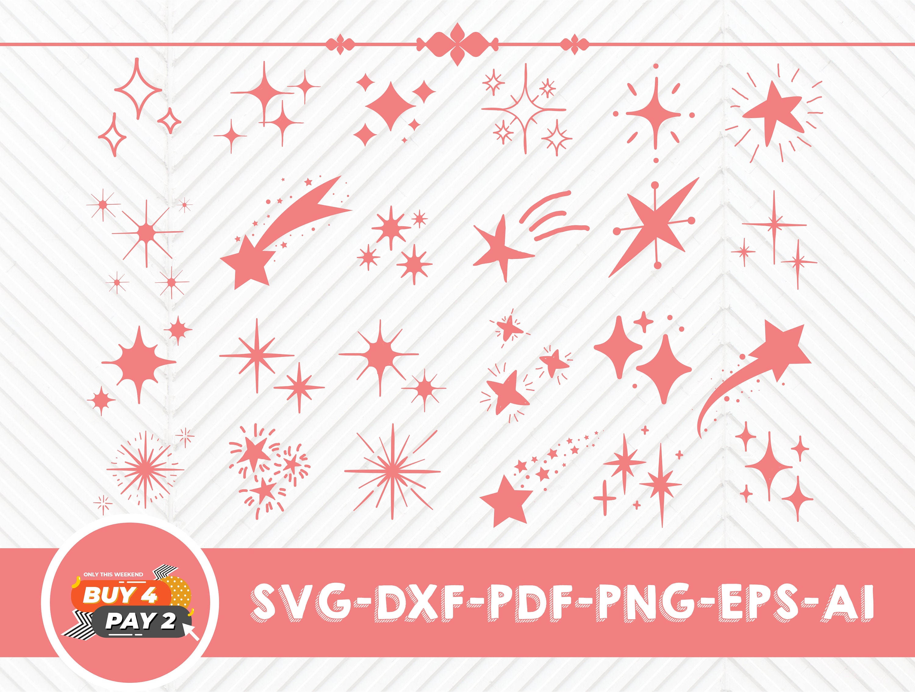 Sparkle SVG- Sparkle Star- Sparkle Cut Files- Sparkle Clipart- Sparkle Vector- SVG PNG Pdf Eps ...