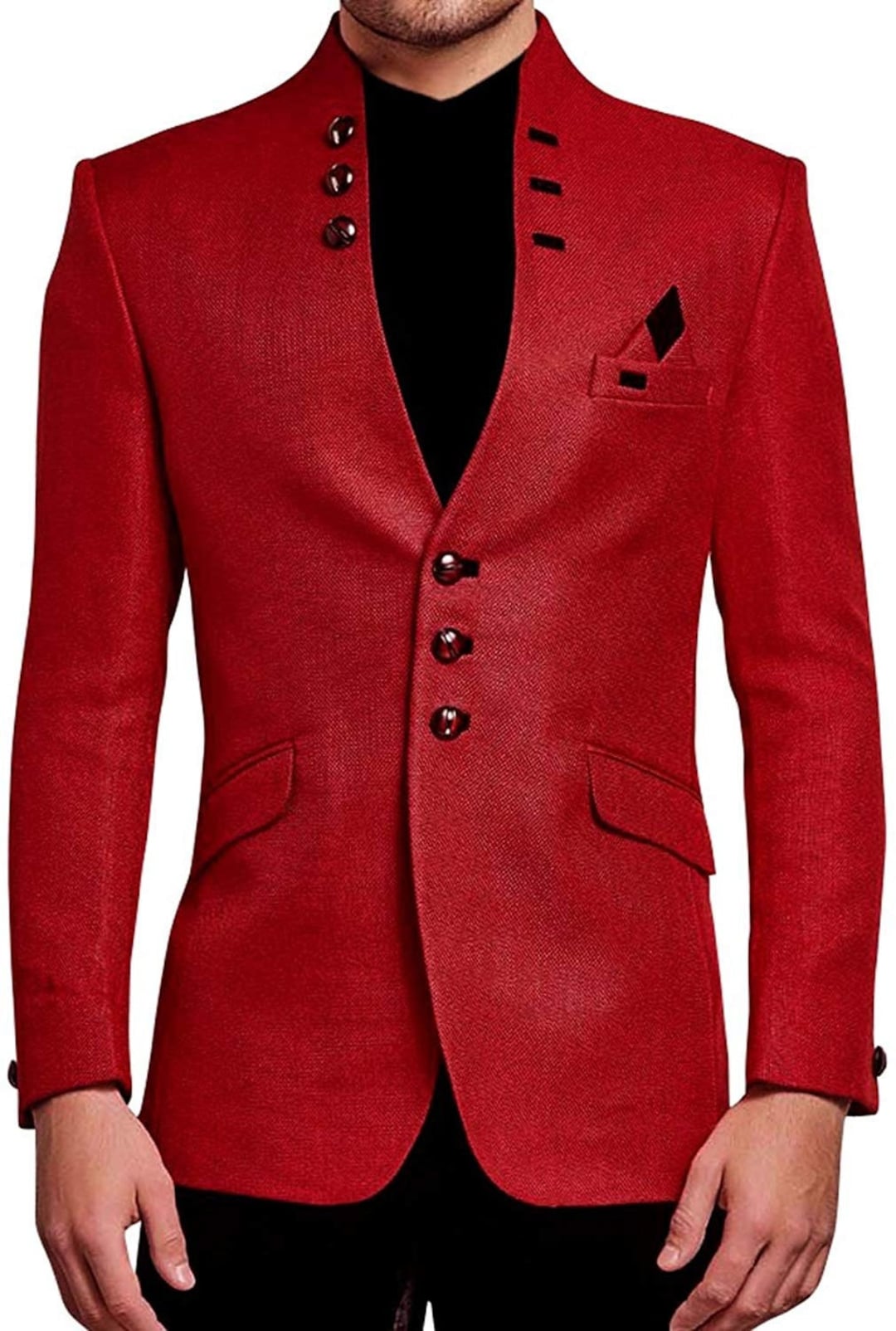 Mens Red Designer Blazer Bespoke Sport Coat Jacket - Etsy