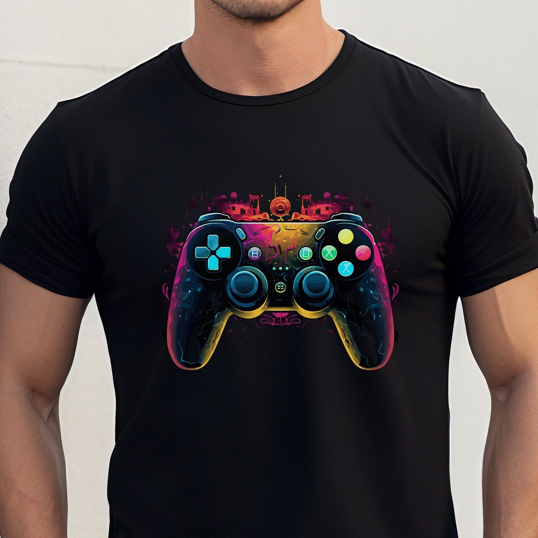 Gaming Controller T Shirt Gamer Video Game Controller Console Play ...