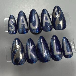 Kpop Demon Hunter Huntrix Saja Boys Kill Saja Shimmer Chrome Glow in ...