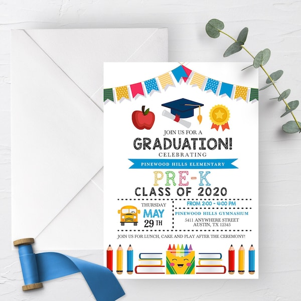 Pre K Graduation Party - Etsy