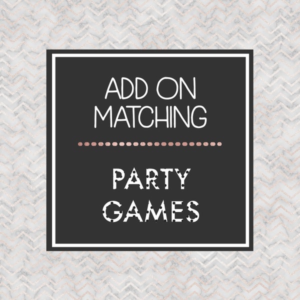 Bridal Shower Invitation and Matching Games - Etsy
