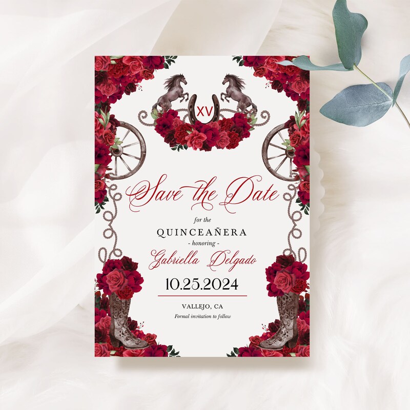 Quinceanera Save the Date - Etsy