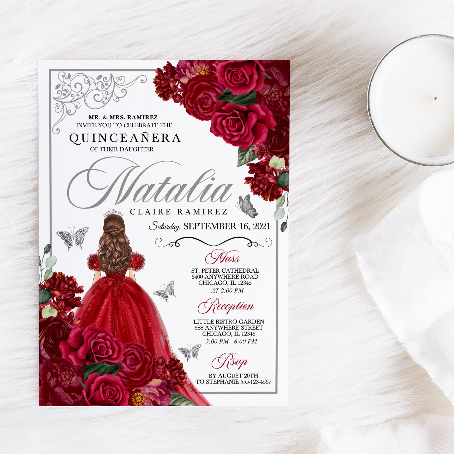 Fondos Para Invitaciones Xv Set Of Floral Vector Backgrounds And