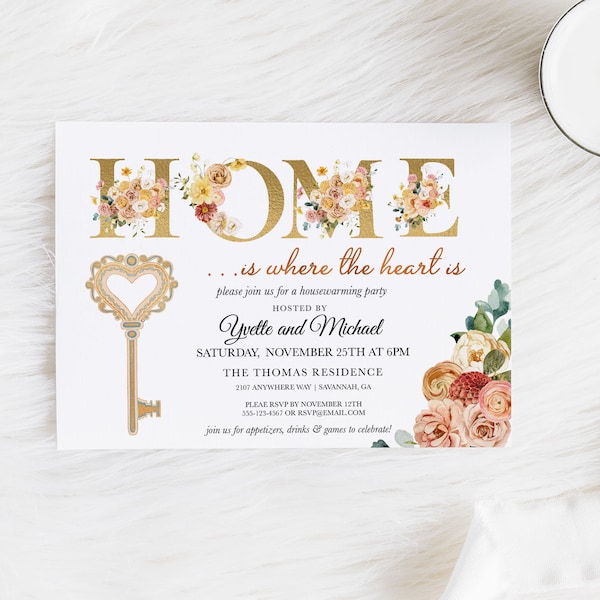 Home Invitation - Etsy