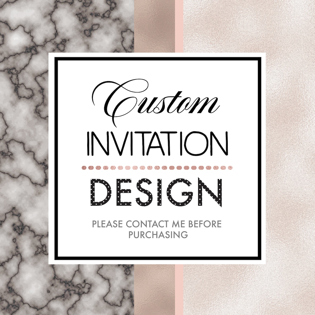 CUSTOM Invitation, Cards and Invitations, Custom Invite, Invitation ...