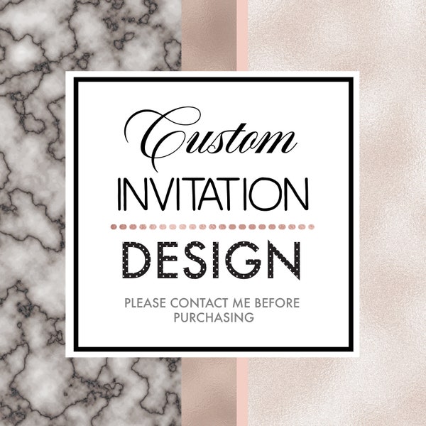 Custom Invitations - Etsy