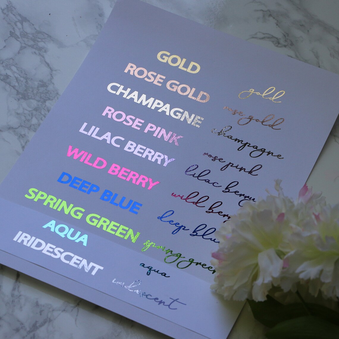 Custom Foil Print Real Foil Print Custom Quote Wall Art | Etsy