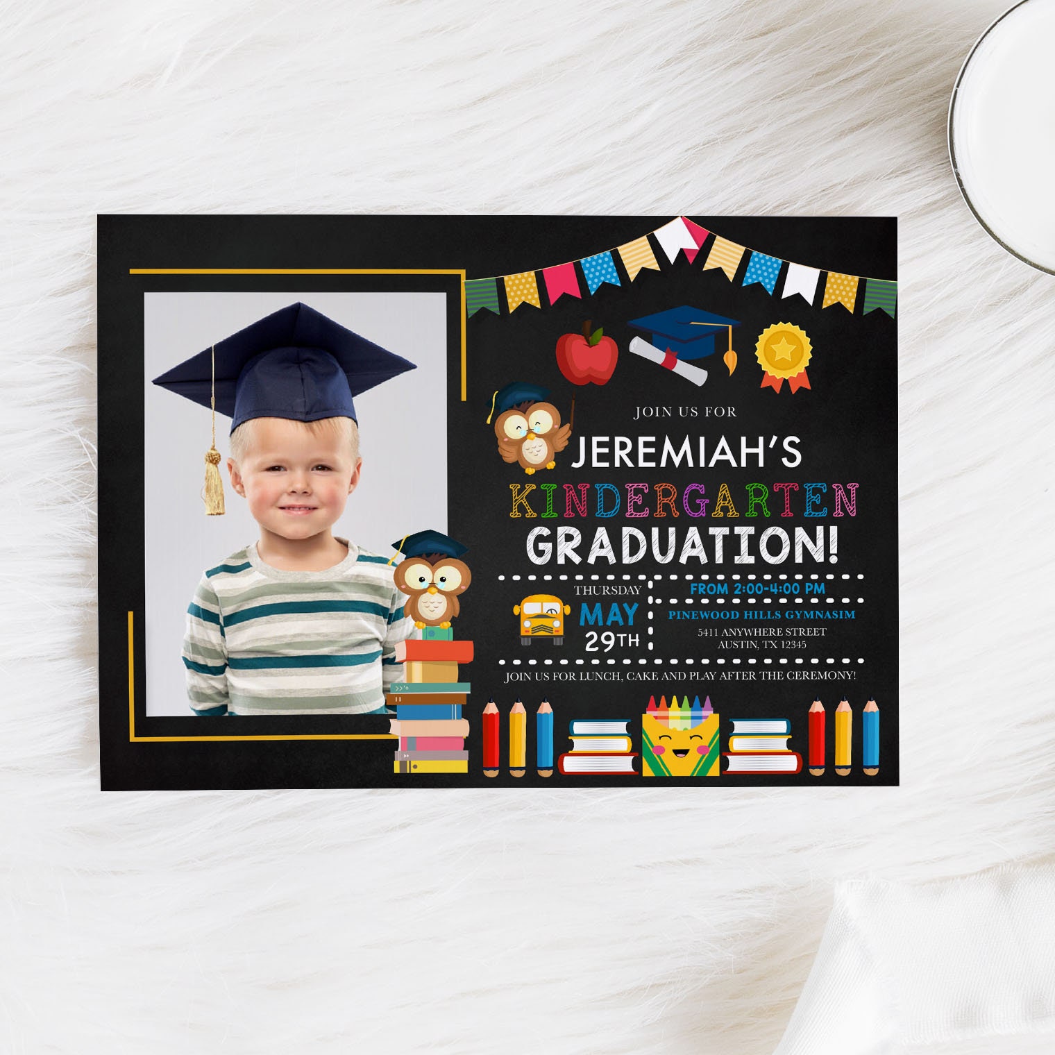Kindergarten Graduation Invitations