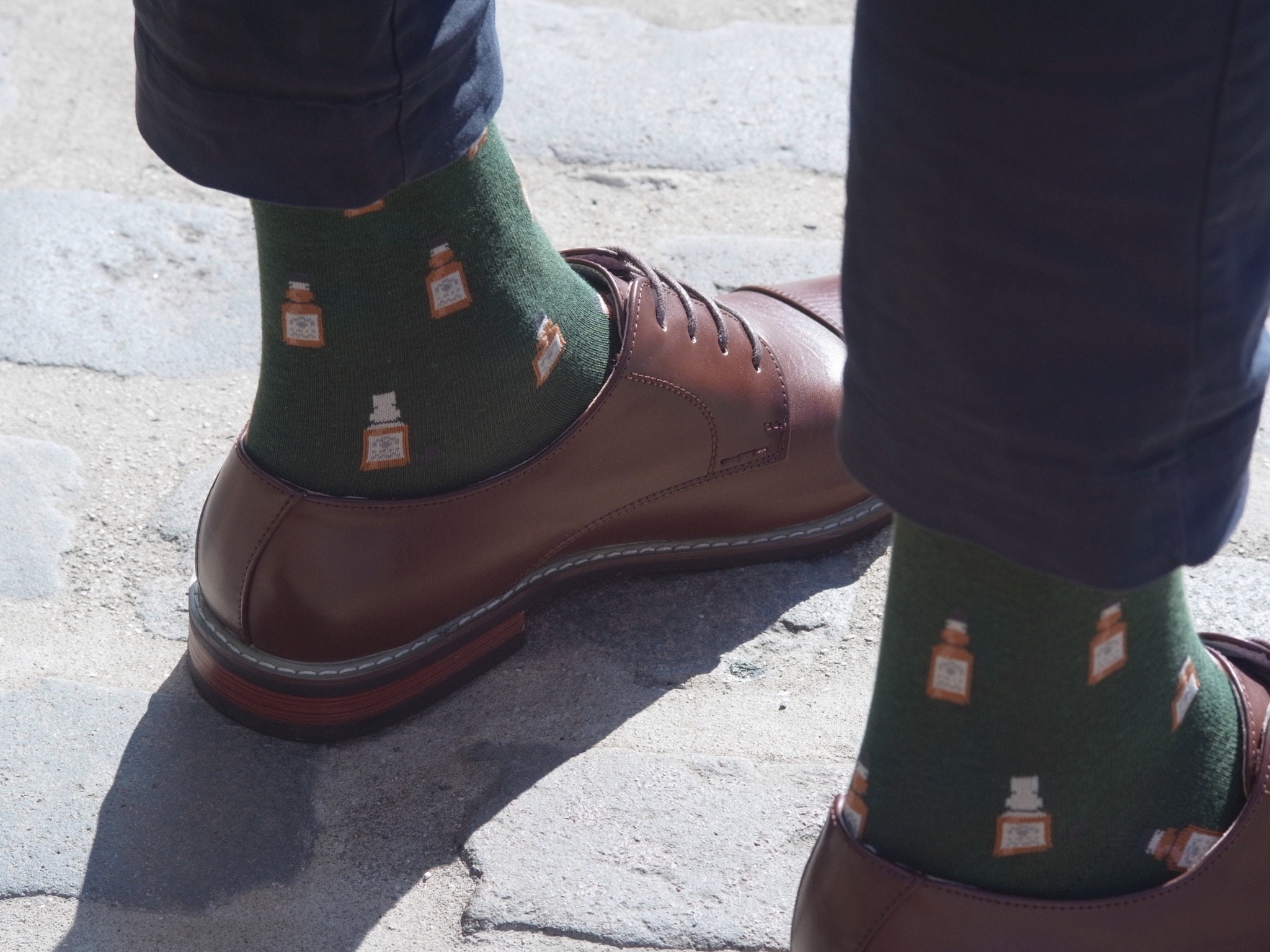 Whisky Bottle Socks for Men | Cotton Dress Socks | Gift for Whisky ...