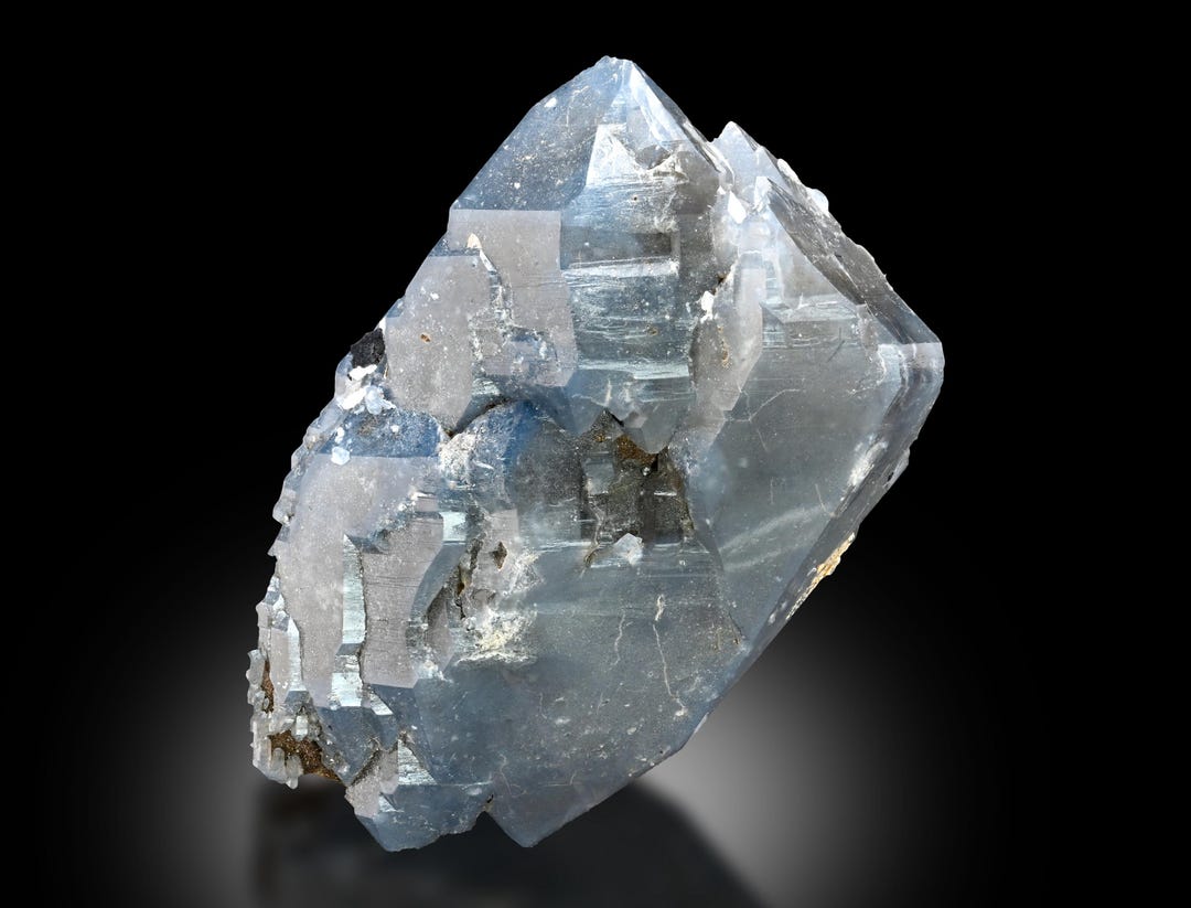 56 Grams Stunning Blue Quartz Natural Crystal, 5.4 X 3.5 X 2 Cm From ...