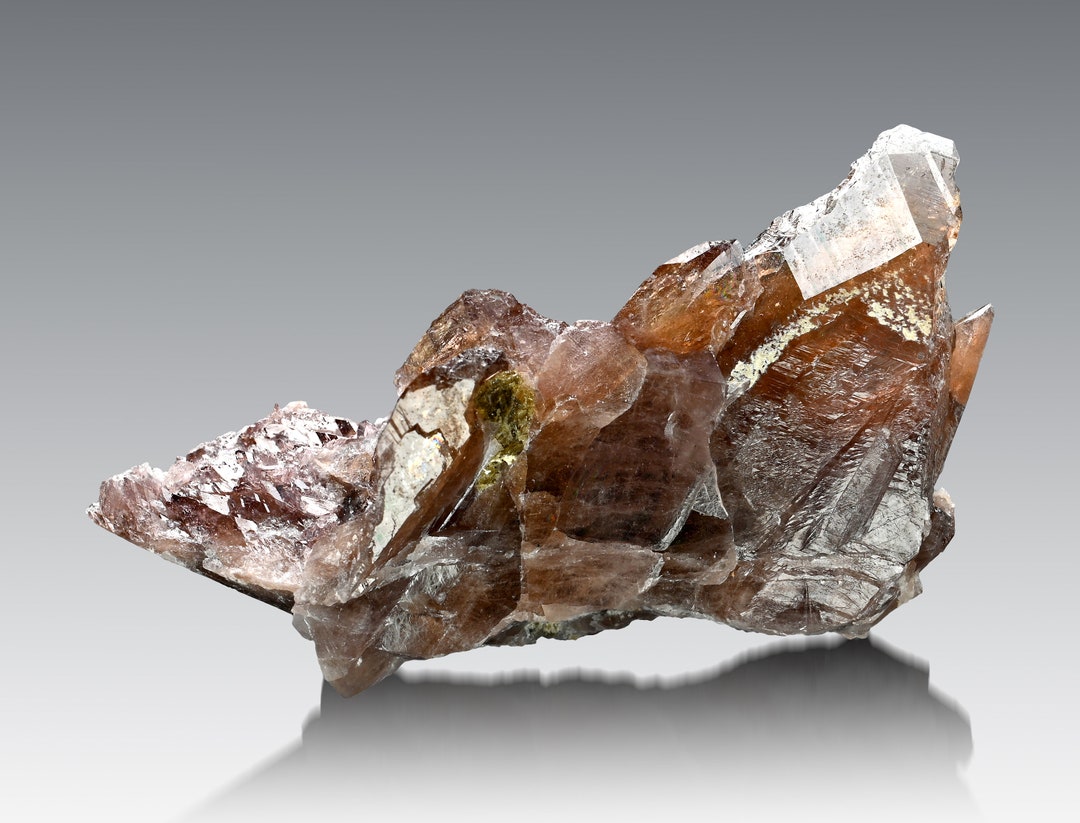 10 Grams Beautiful Axinite Natural Crystal on Matrix, 3.8 X 2.1 X 1.6 ...