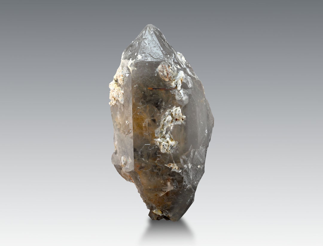 205 Grams Stunning Rutile Inclusion Quartz Natural Crystal, 10 X 5.5 X ...