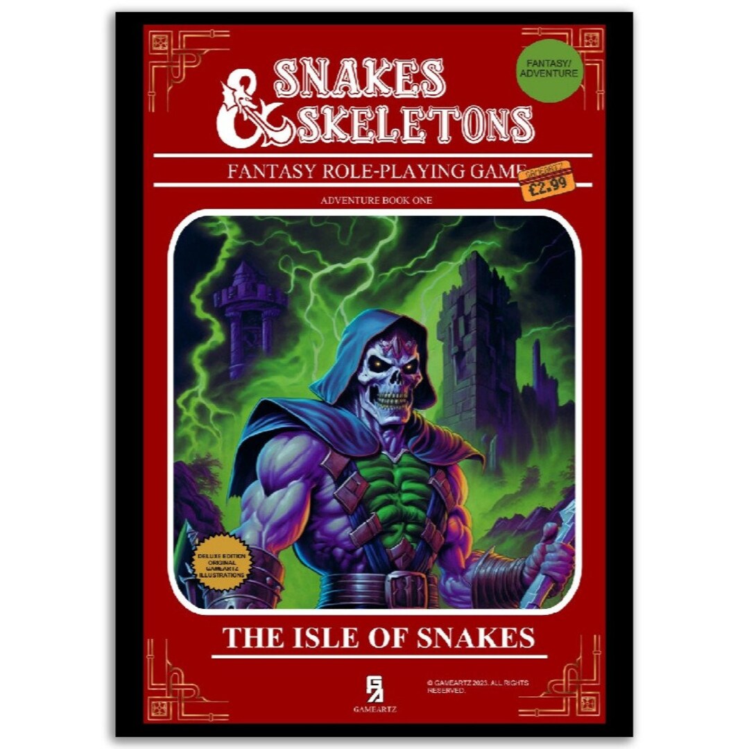 SNAKES & SKELETONS BOOK 1 Premium Matte Paper Poster - Etsy