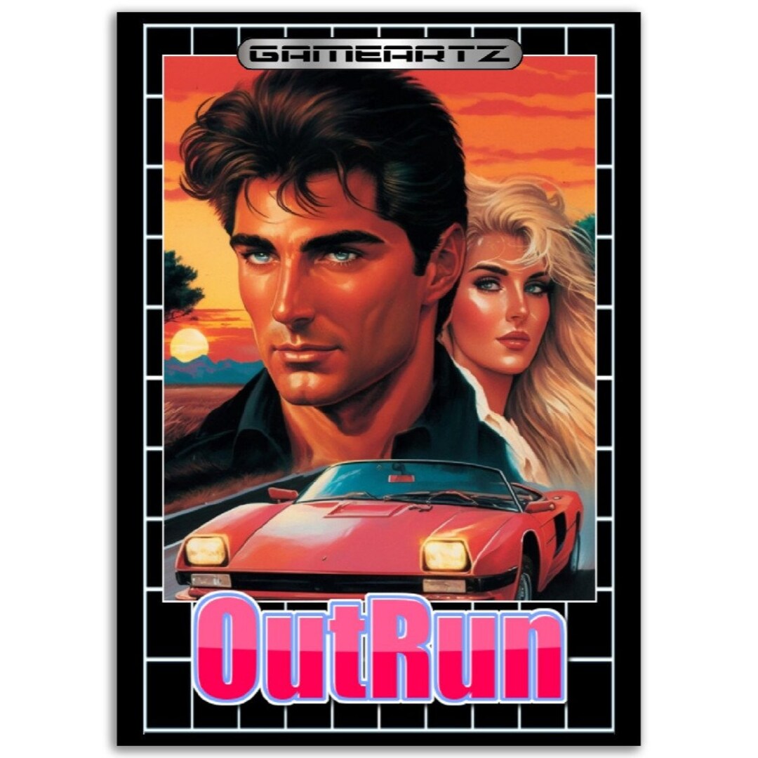 GAMEARTZ: OUTRUN Premium Matte Paper Poster - Etsy