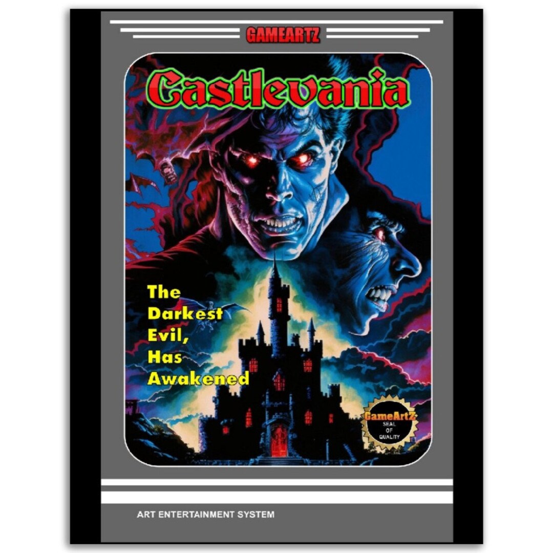GAMEARTZ: Castlevania Premium Matte Paper Poster - Etsy