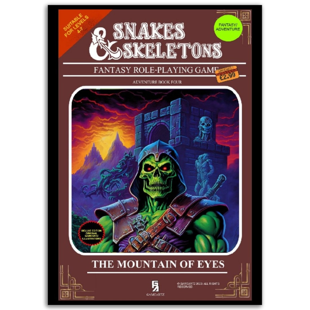Snakes & Skeletons Book 4 Premium Matte Paper Poster - Etsy