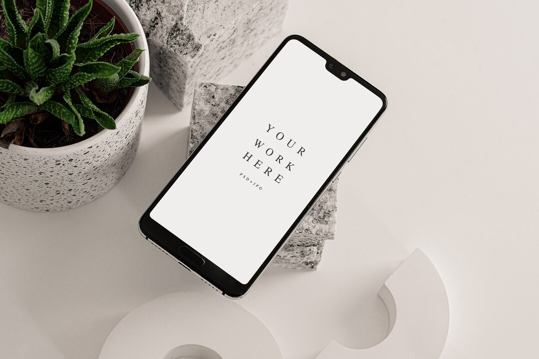 Styled Phone Mockup, Planner Mock Up, Mobile Stock Photo, Digital ...