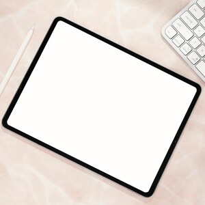 Flat Lay iPad Mockup, Device Mockup, Digital Planner, iPad Planner ...