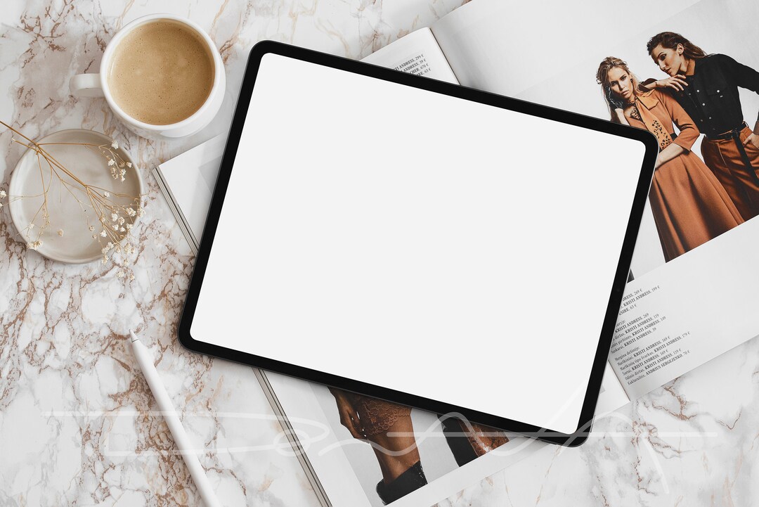 Styled iPad Mockup, Device Mockup, Digital Planner, iPad Planner Mock ...