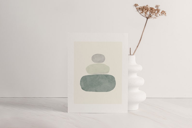 A4 Boho Poster Mockup Minimal Wall Art Mockup Interior Stock - Etsy
