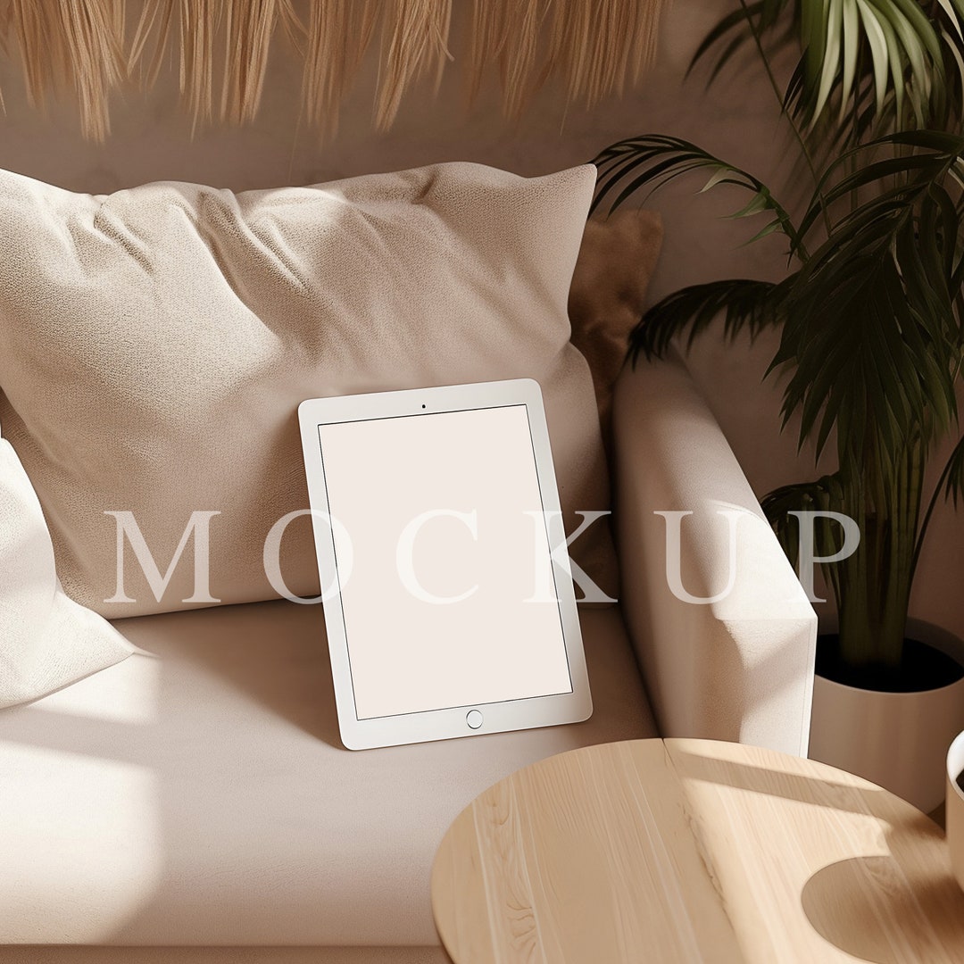 Bohemian iPad Mockup, Device Mockup, Digital Planner, iPad Planner ...