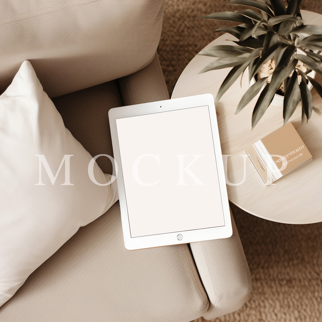 Bohemian iPad Mockup, Device Mockup, Digital Planner, iPad Planner ...