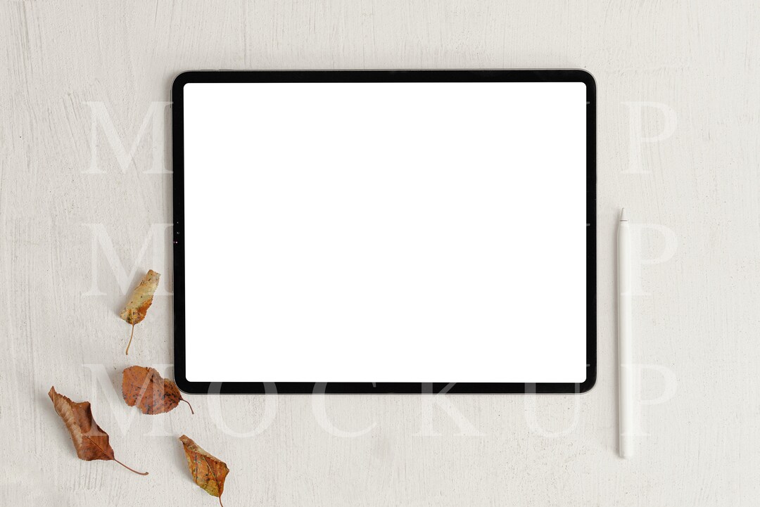 Fall Style iPad Mockup, Device Mockup, Digital Planner, iPad Planner ...