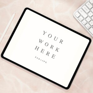 Flat Lay iPad Mockup, Device Mockup, Digital Planner, iPad Planner ...