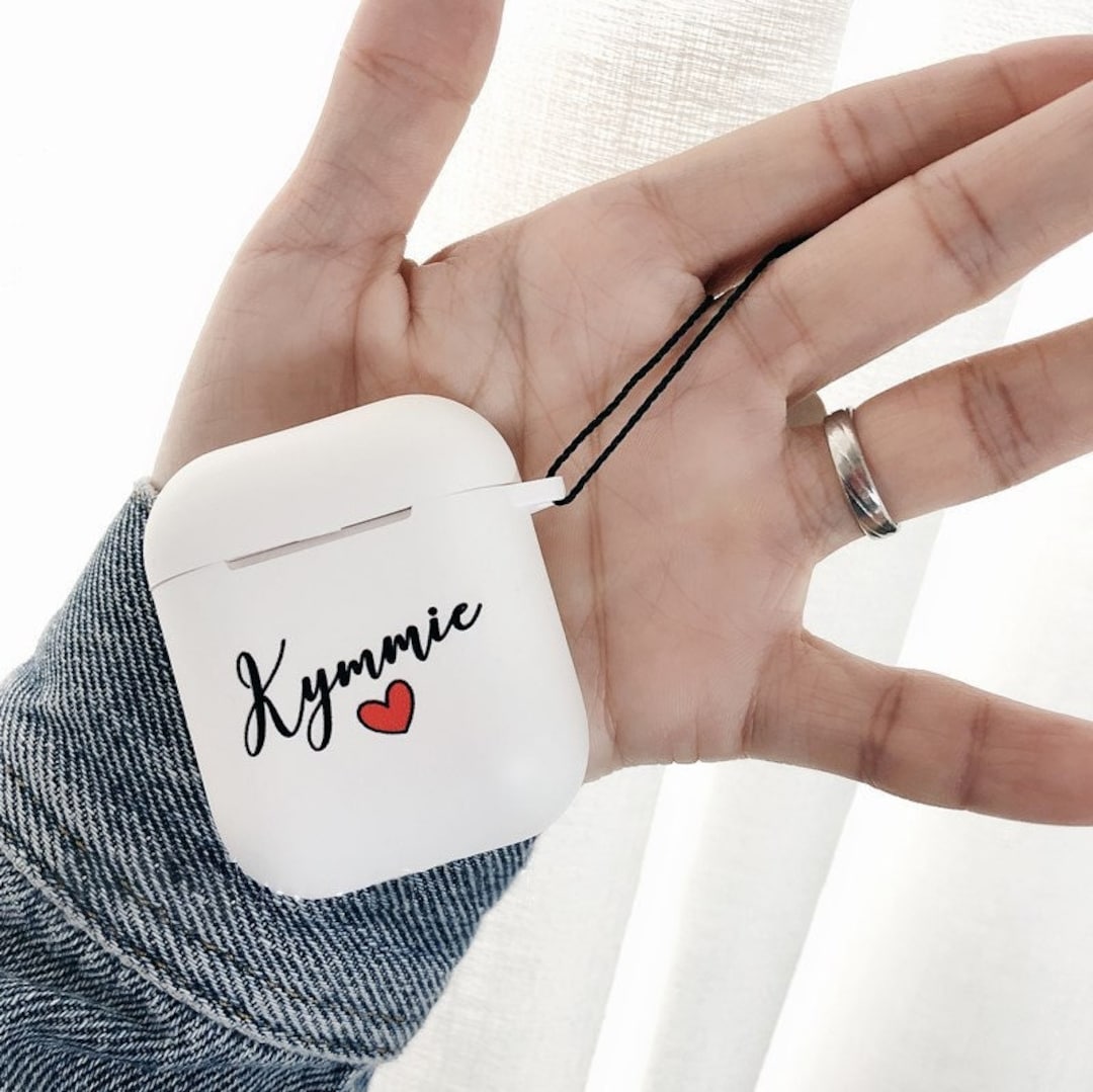 Custom AirPod Case Airpods Pro Case Cute Heart, Custom Silicone Airpods ...