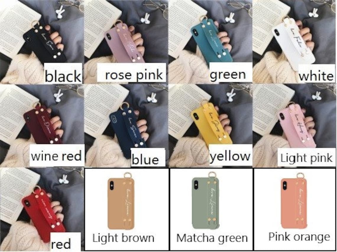 Custom Name Phone Casepersonalized Wrist Band Belt Soft Phone - Etsy