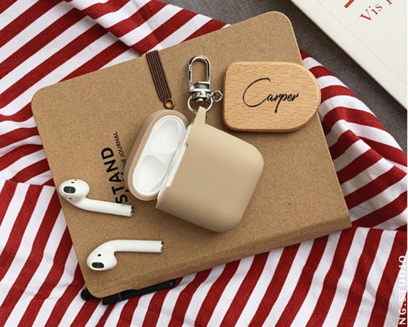 Custom Airpod Casepersonalized Wood Keychaincute Shock Proof - Etsy