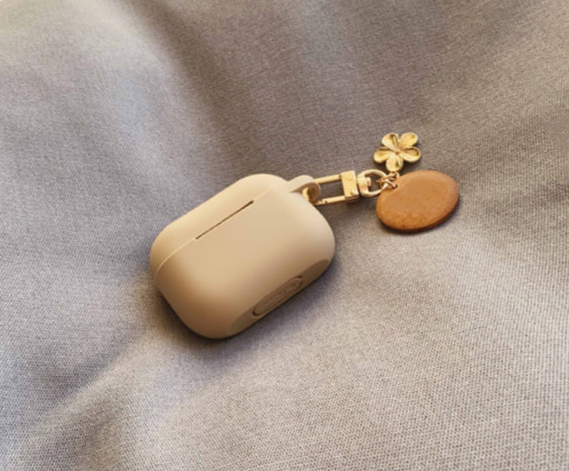 Custom Airpod Pro Case With Natural Wood Keychaincute Airpods - Etsy