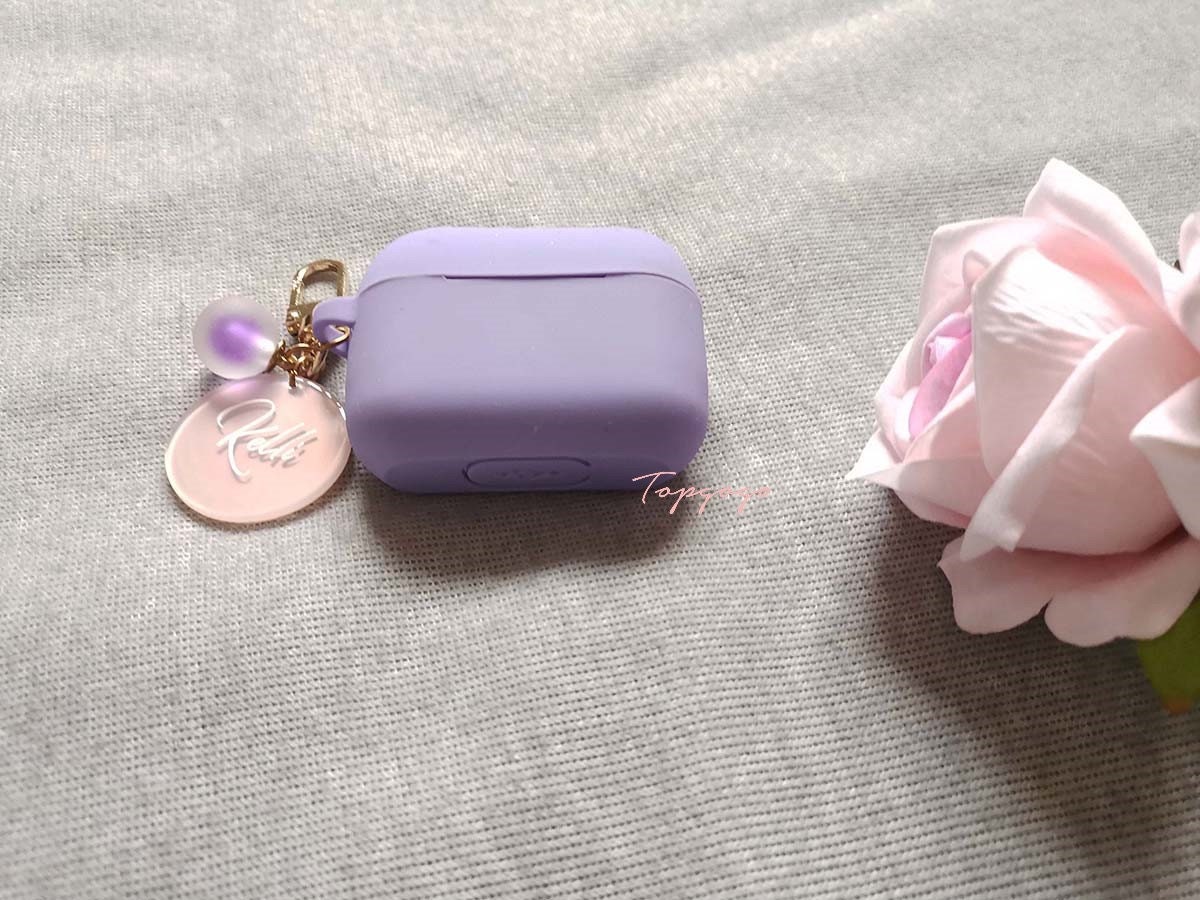 Custom Airpods Pro Case Name Airpod Case With Cute Circle | Etsy