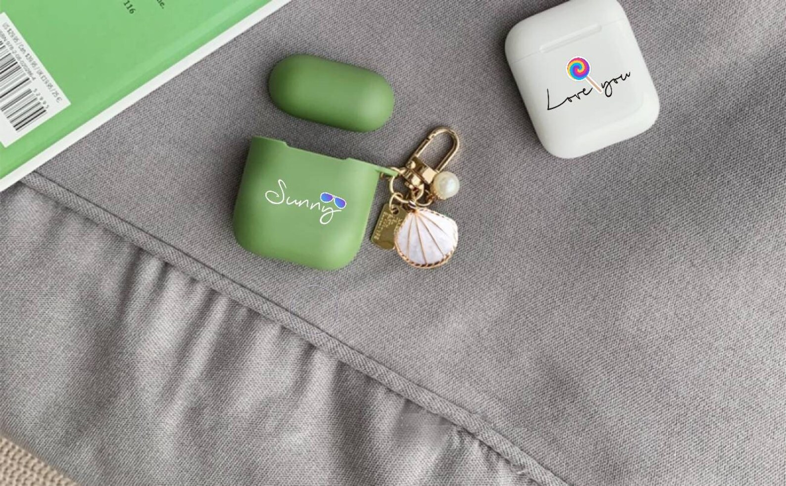 Custom Airpod Casesilicone Airpods Pro Case Keychaincute - Etsy