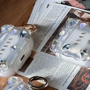 Custom AirPod Case Cute With Rhinestone Decor,bling AirPod Pro Case ...