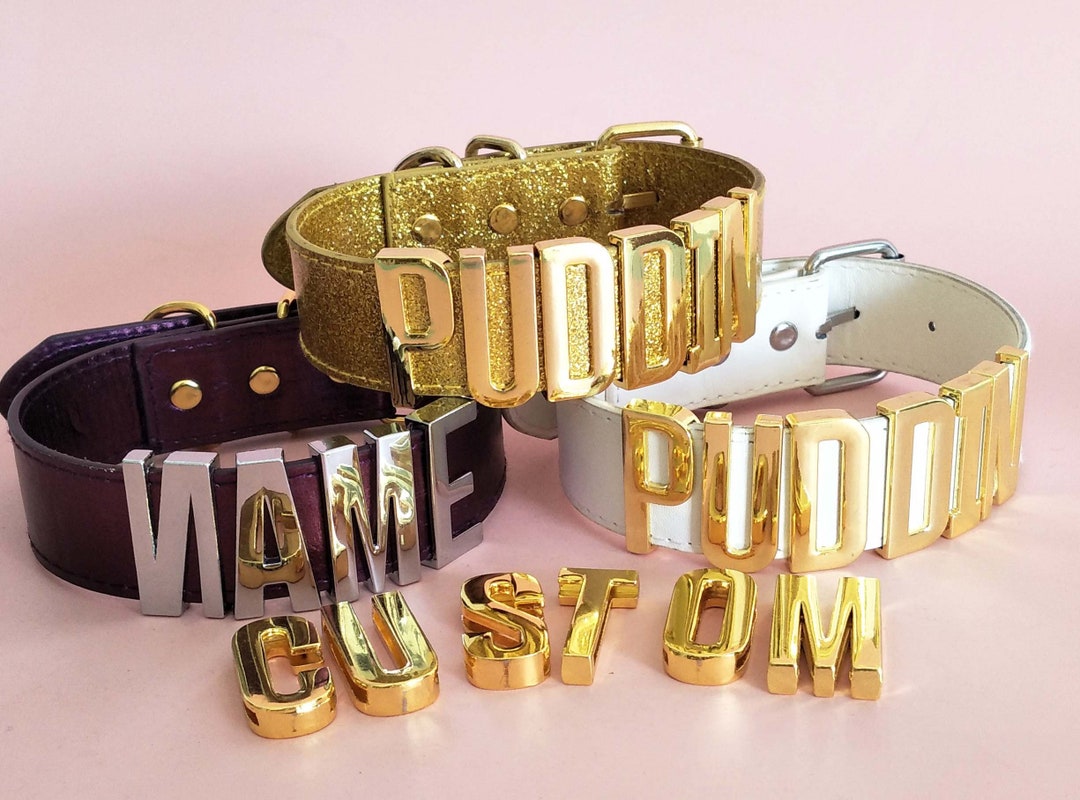 Custom Women Choker Collar,name Choker Collar,word Collar Necklace ...