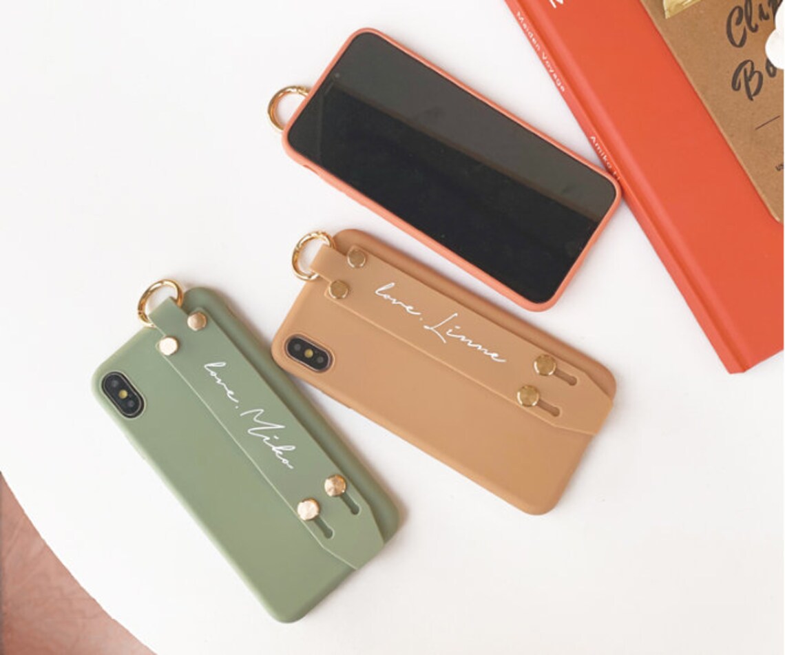 Customized Wrist Band Belt Soft Phone Case ,personalised Name iPhone ...