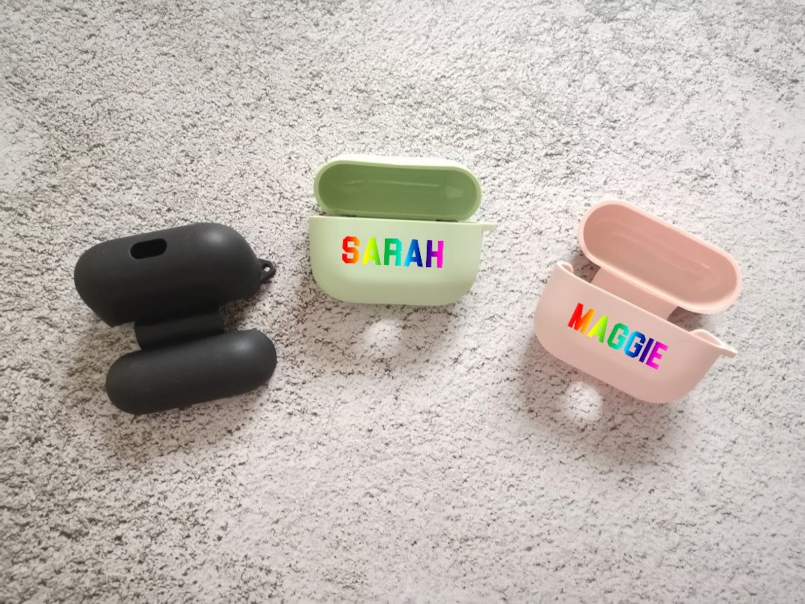 Custom AirPod Pro Case, Gradients Airpods Pro Case Keychain, Holder ...