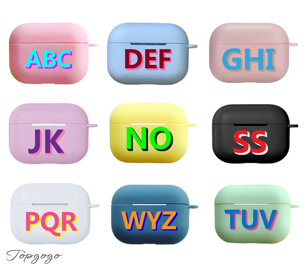 Monogram AirPod Pro Case,custom Dropshadow Airpods Case,personalized ...