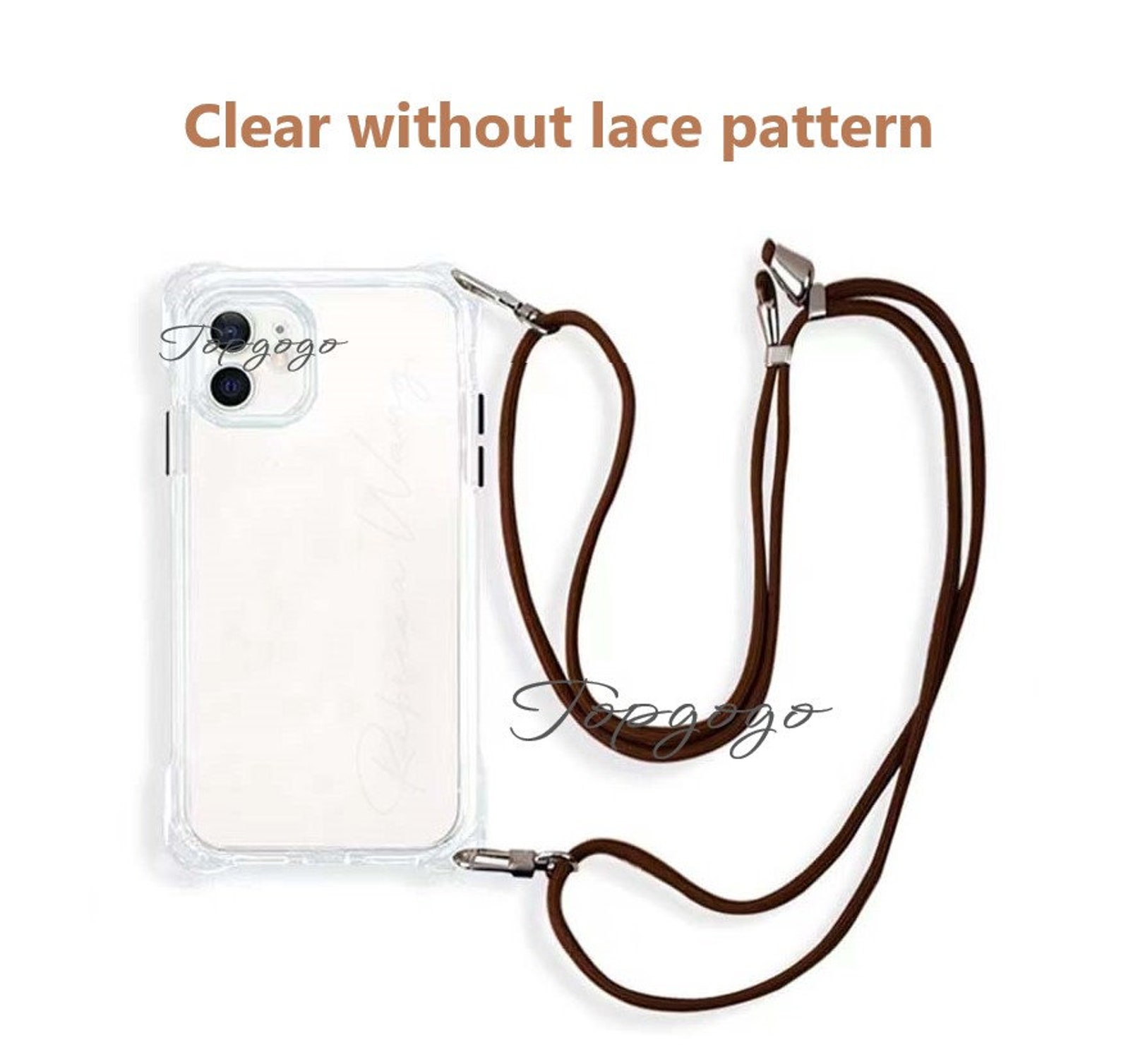 Lanyard iPhone Case,lace Pattern Necklace Phone Case,clear Phone Case ...